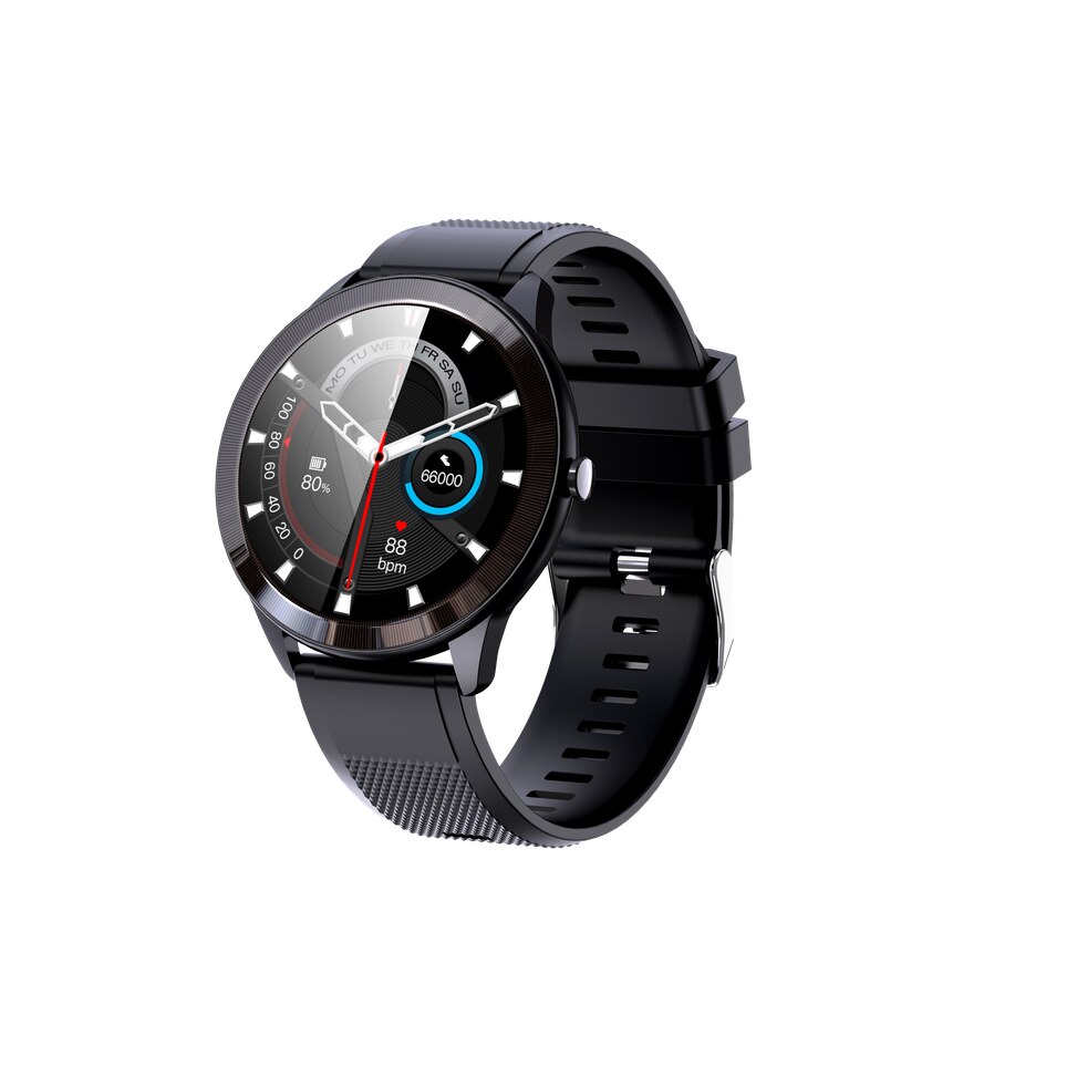 Часовник Smartwatch Devia Star Series, BT02, Черен - eMAG.bg