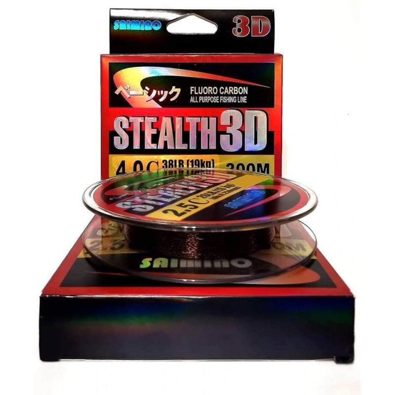 Fir fluorocarbon SAIMINO STEALTH 3D 150 m, grosime 0.25 mm - eMAG.ro
