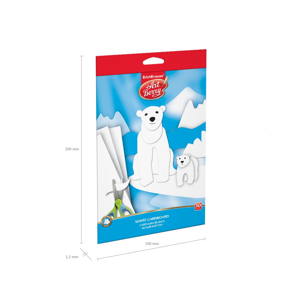 Carton alb pentru activitati craft, B5, 10 coli - eMAG.ro