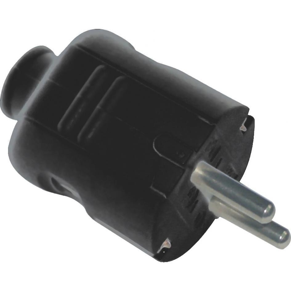 Fisa oscilanta cu impamantare, Gao, Plastic, Neagra - eMAG.ro