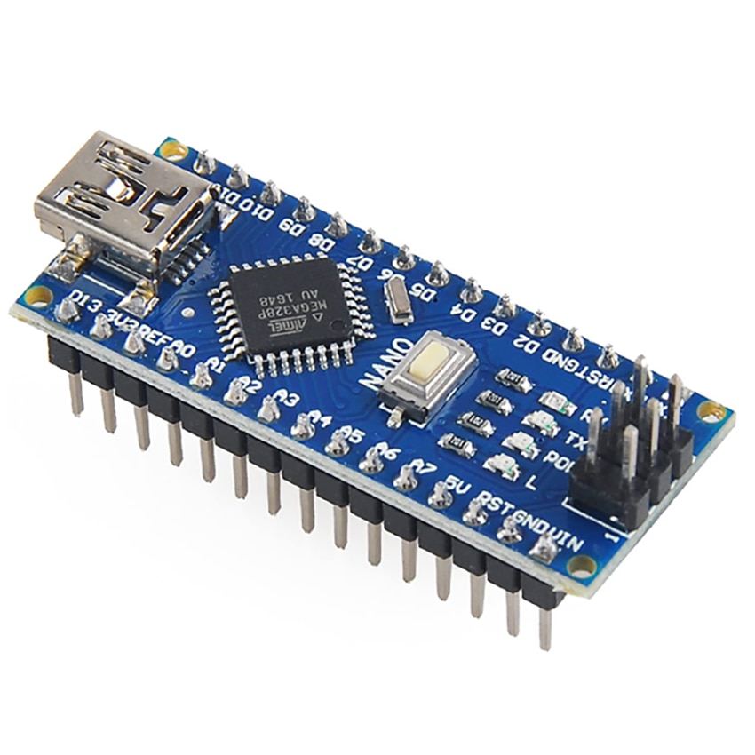 Mikrokontroller kártya Nano V3.0 ATmega328P, USB, 5V, kék - eMAG.hu