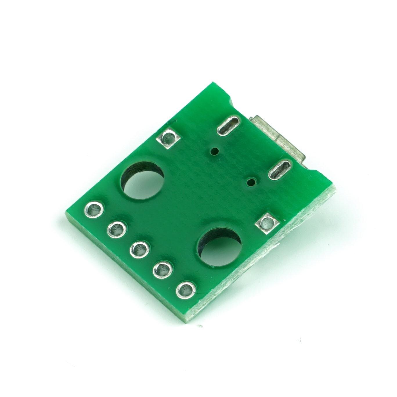 Adaptor Micro USB la adaptor DIP, Mufa micro USB tip B, 5 Pini, Verde ...