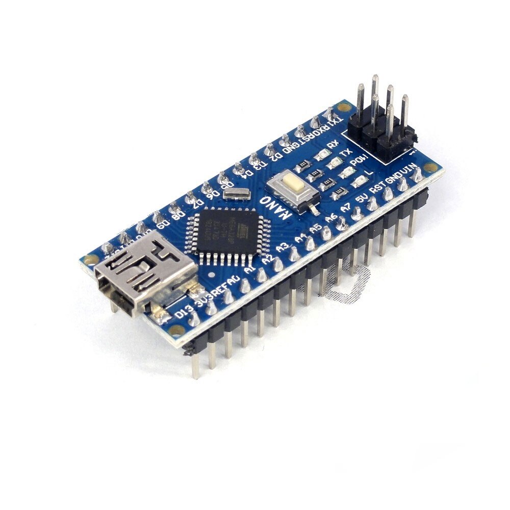 Microcontroler V3.0, Mini USB, Cablu USB, 12 Intrari/iesiri digitale, 8 ...