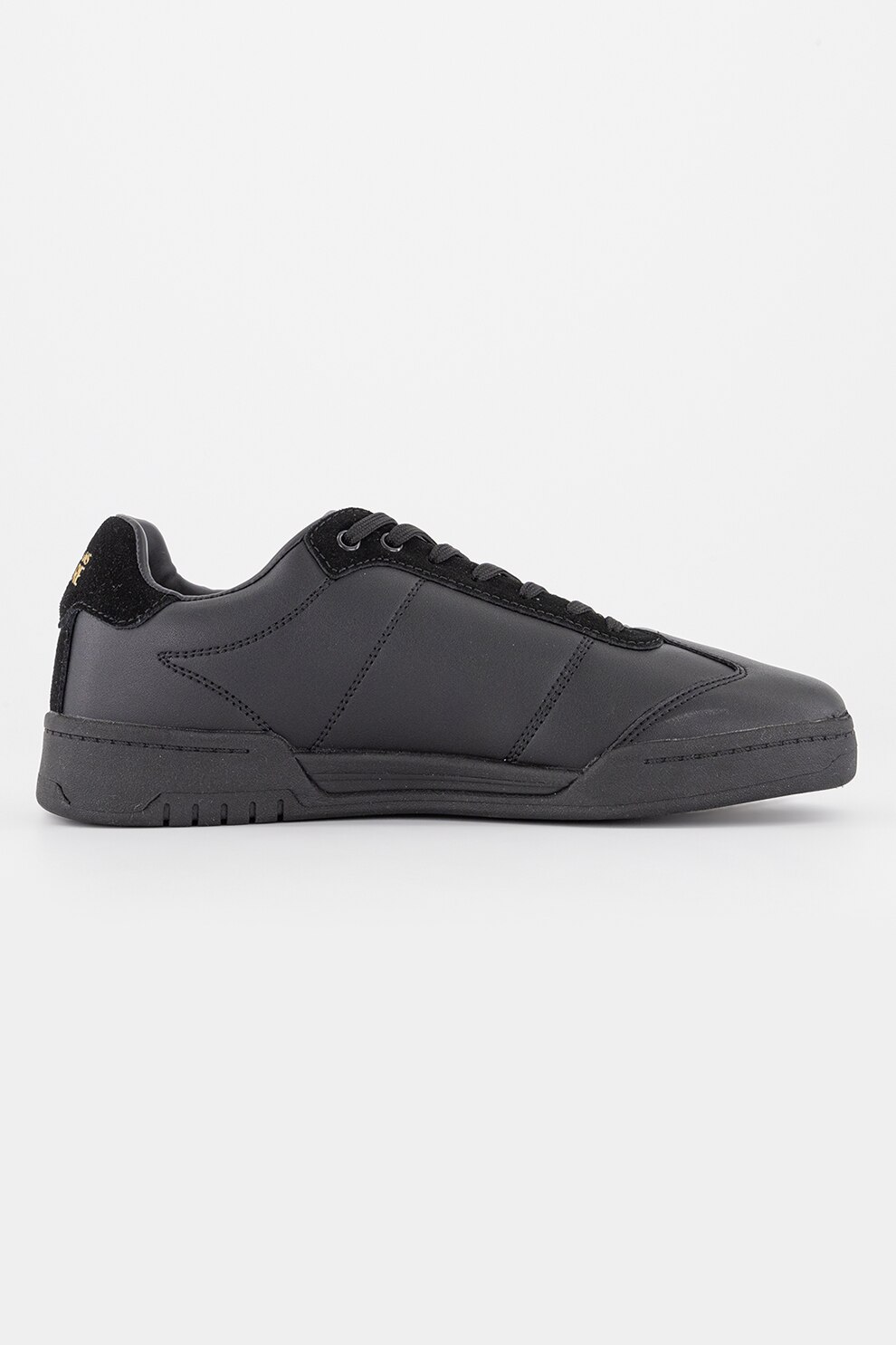 Versace Jeans Couture, Pantofi sport din piele cu logo, Negru, 40 - eMAG.ro