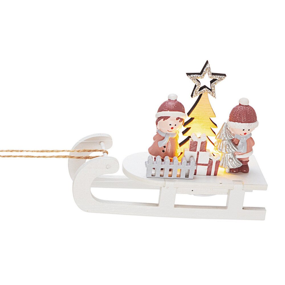 Set 2 ornamente cu led Saniuta 14x5x11 cm - eMAG.ro