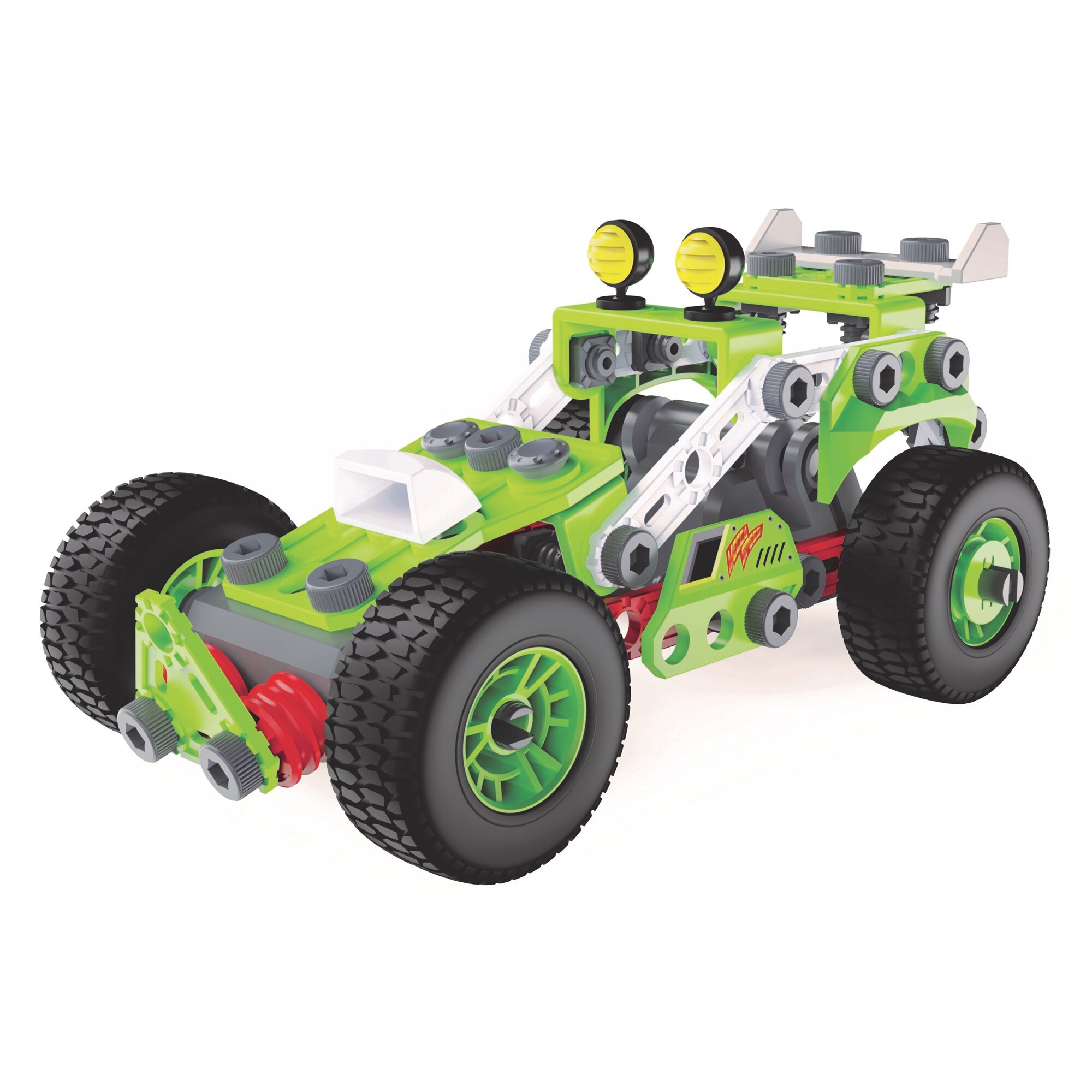 Set constructie metalic Meccano, Junior Pull Back Buggy, 138piese - eMAG.ro