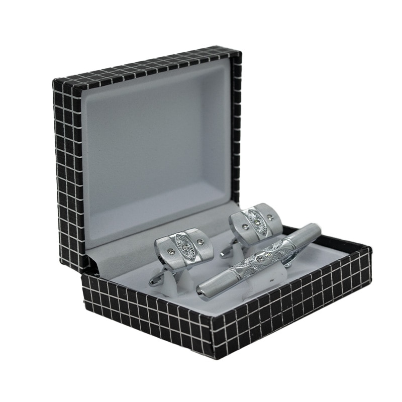 Set butoni camasa si ac de cravata, Man Style III - eMAG.ro