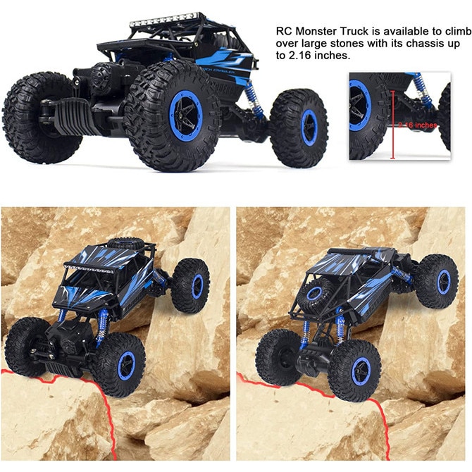 Masina cu telecomanda Rock Crawler Monster Truck, Acumulatori ...