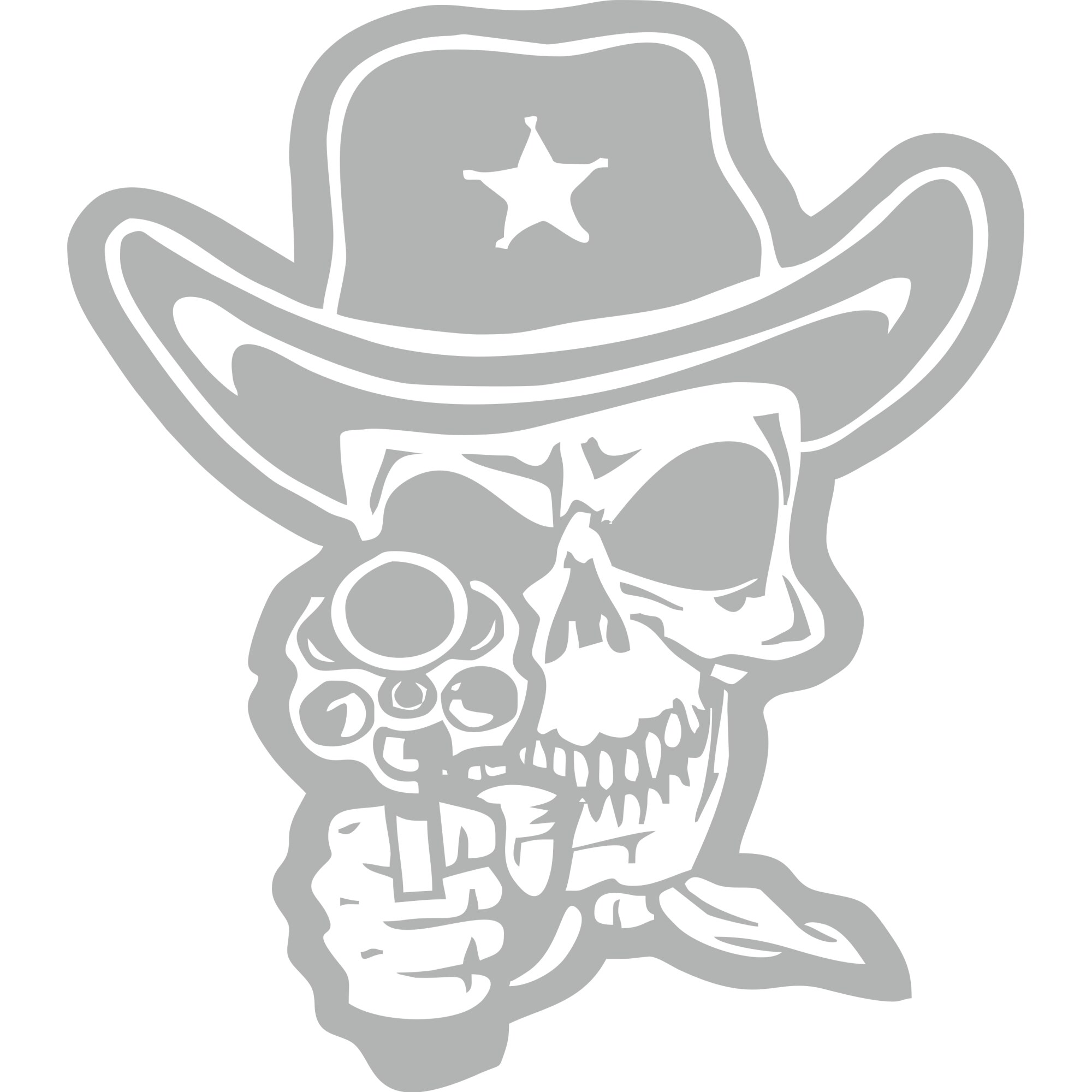 Skeleton Sheriff autómatrica, fehér, 30 cm - eMAG.hu