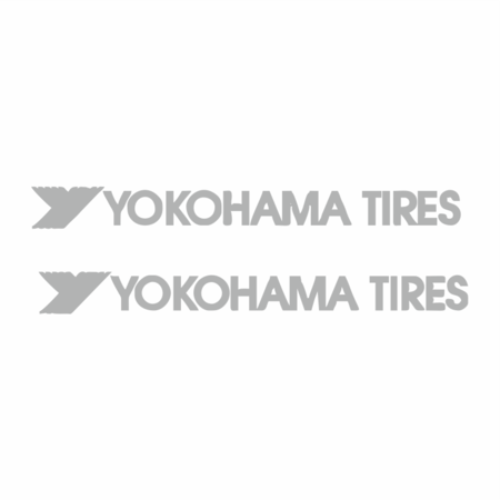 Sticker auto Yokohama Tires, Alb, 15 cm - eMAG.ro