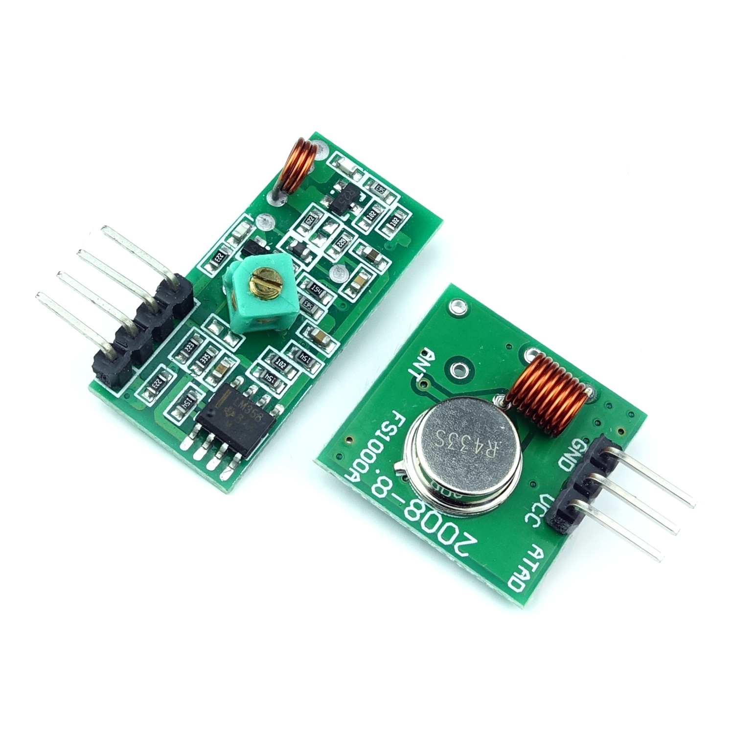 Modul de comunicare, RF, 315 MHz, Emitator si receptor, 14 x 30 mm, 5 V ...