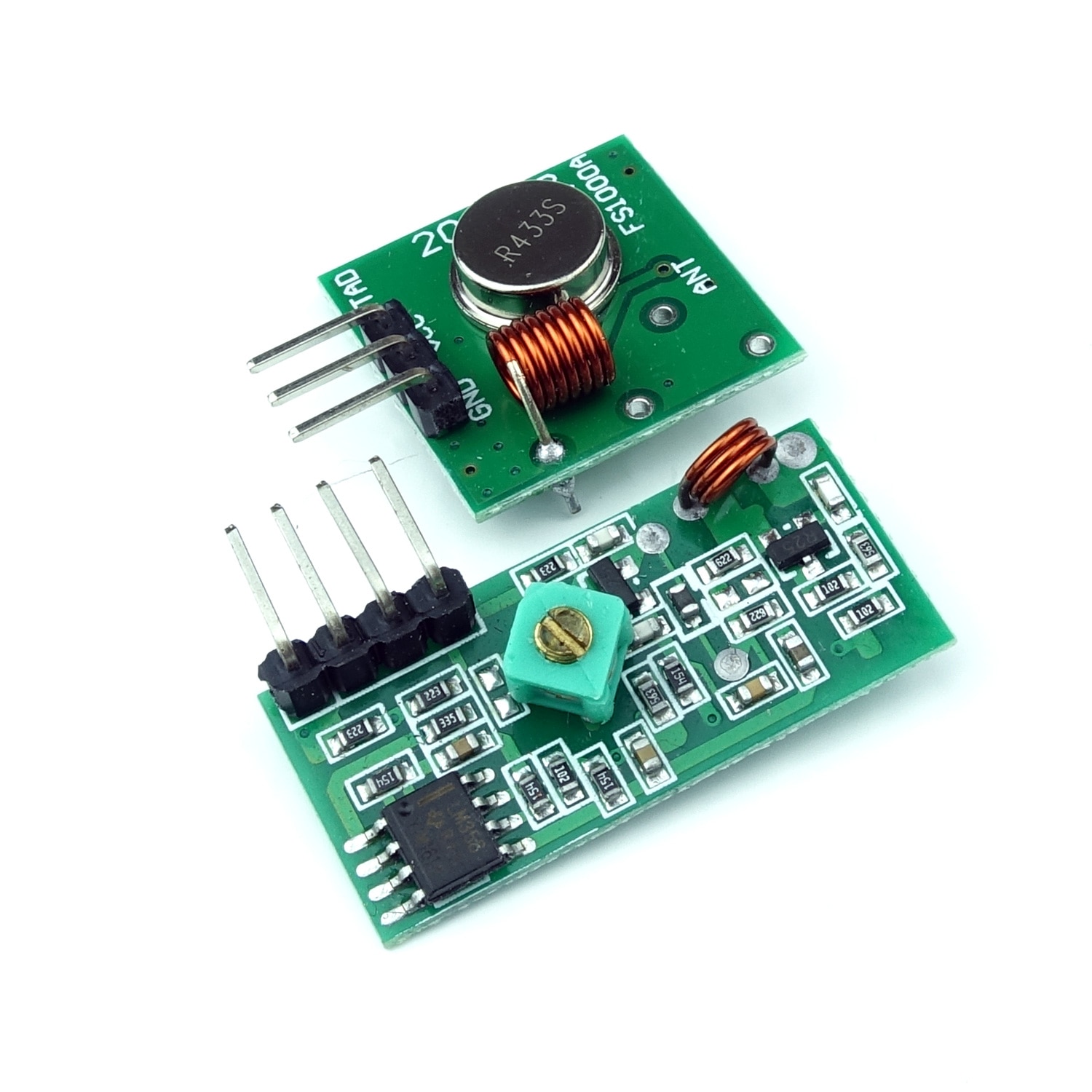 Комуникационен модул, RF, 315 MHz, Предавател и приемник, 14 x 30 mm, 5 ...