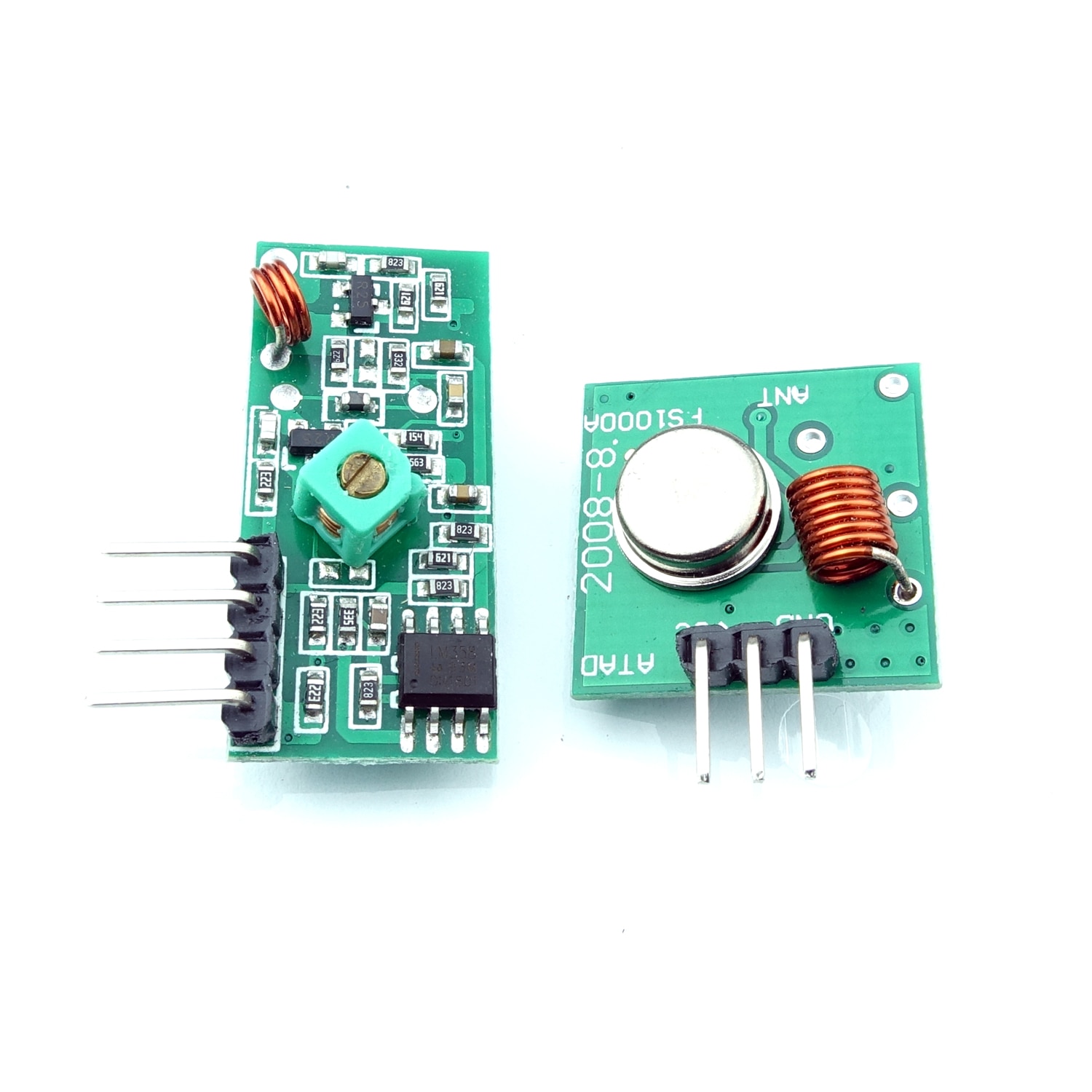 Modul de comunicare RF, Transmitator si receptor, 433 MHz, Fara fir, 14 ...