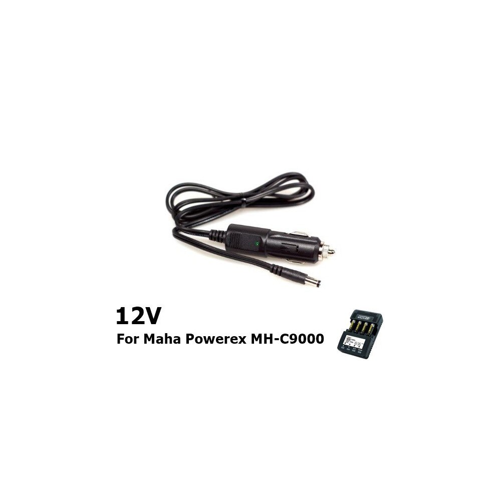 Incarcator auto 12v dc pentru maha powerex mh-c9000 - eMAG.ro