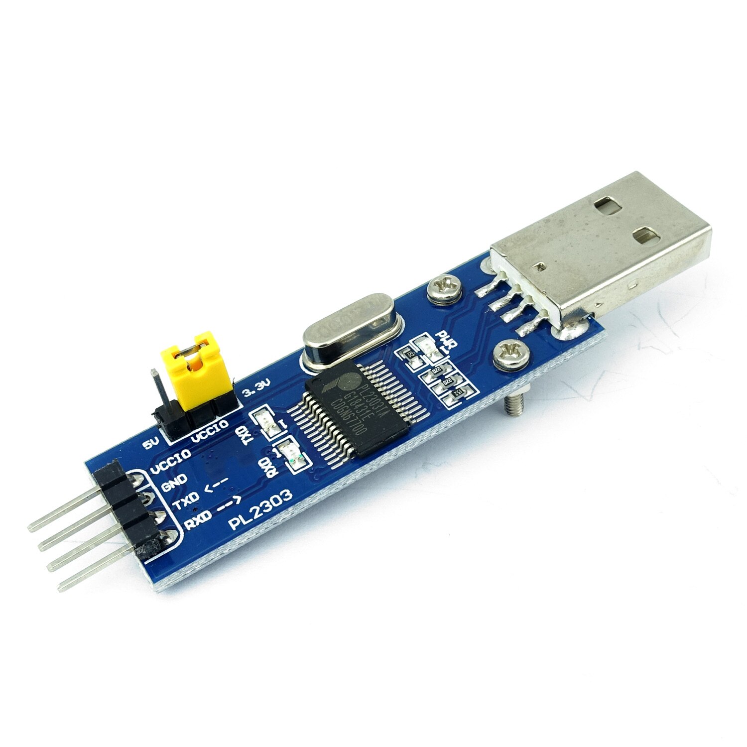 Convertor USB, UART, RS232, PL2303HX, 3,3V / 5V, Iesiri RXD/ TXD/ GND ...