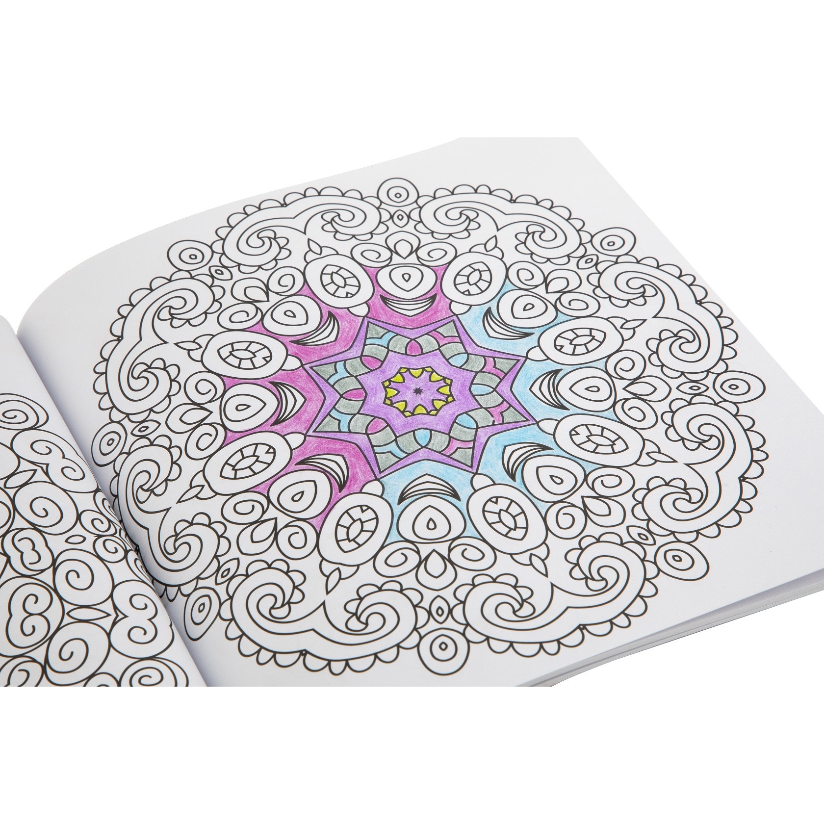 Carte de colorat madala 20 x 20 cm, 40 file, 80 desene, 120 g, Craft ...