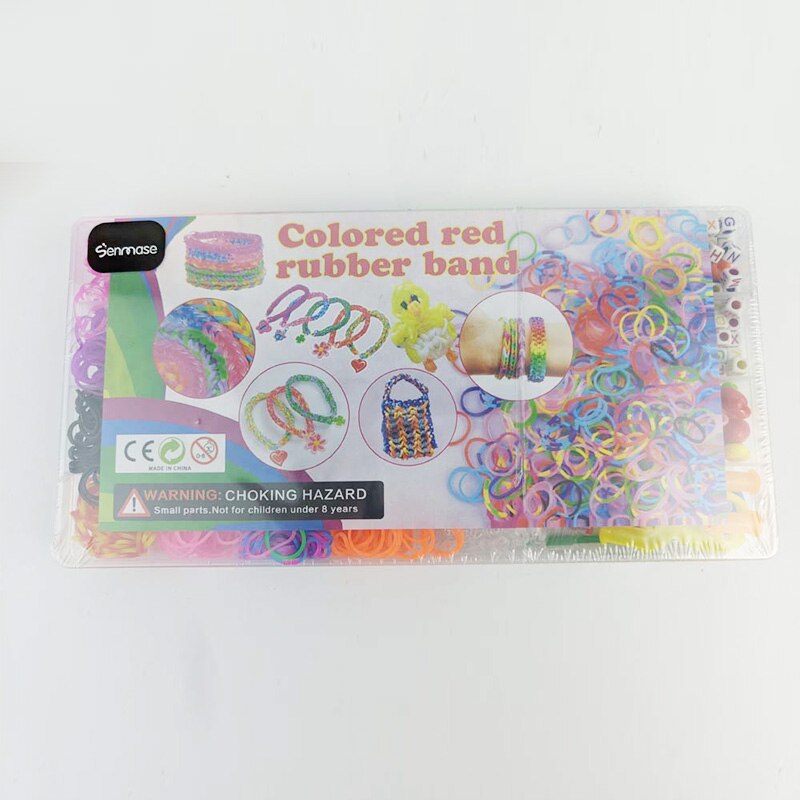 Set elastice pentru bratari, Senmase, EVA, 3 ani+, Multicolor - eMAG.ro