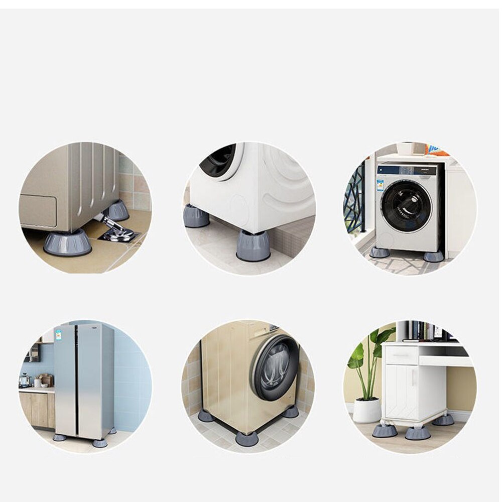 Set 4 picioruse antivibratii, Senmase, Cauciuc, Anti-zgomot ...