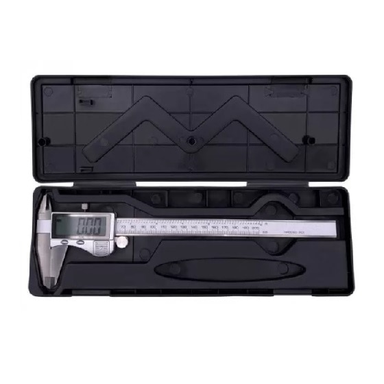 Subler digital, 0-200 mm, cu display mare, Inox - eMAG.ro