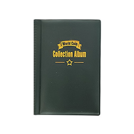 Album monede, Senmase, 120 Buzunare, 11x15.5cm, Verde inchis - eMAG.ro