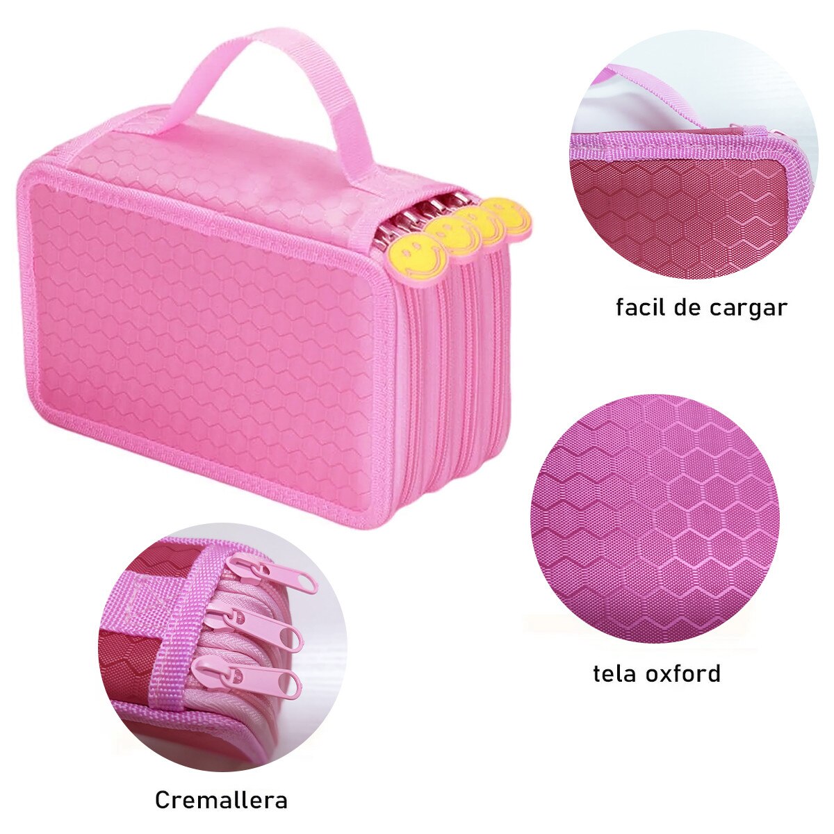 Penar copii, LPAILON, Poliester, 20x12.5x8 cm, Roz Camelia - eMAG.ro