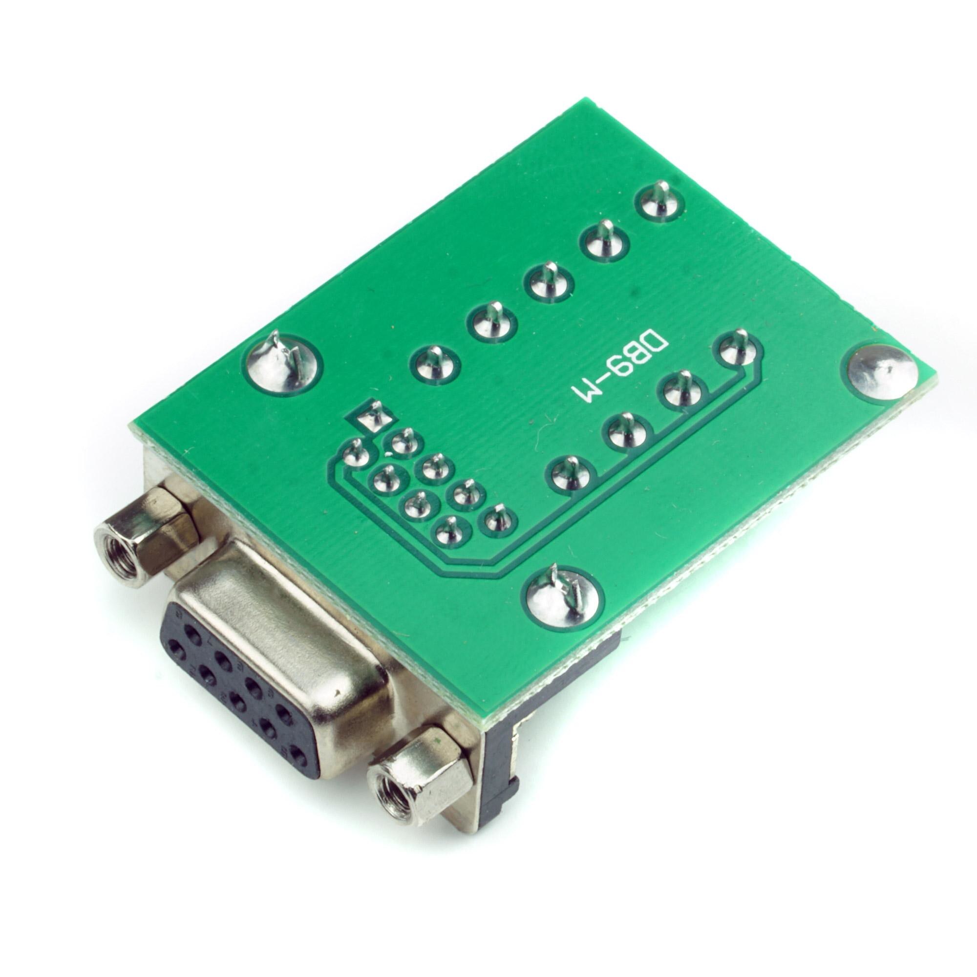 Terminal adaptor RS232, DB9, Conector mama, Verde, Negru, Argintiu ...