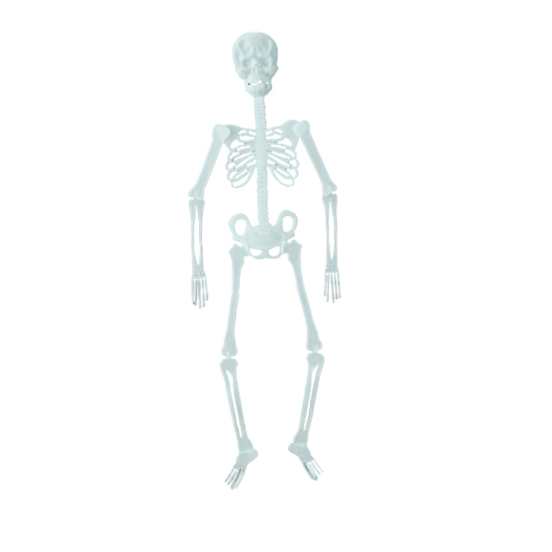 Schelet Halloween, Luminos, 90 cm, Alb - eMAG.ro