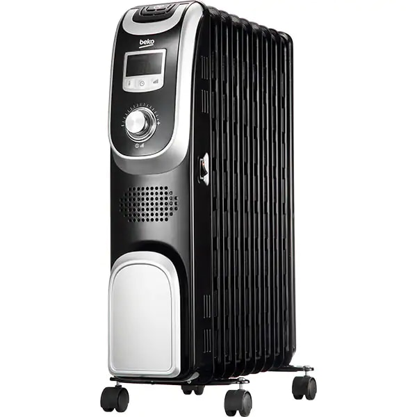 Calorifer electric BEKO, 9 elementi, 3 trepte putere, 2000W, negru ...