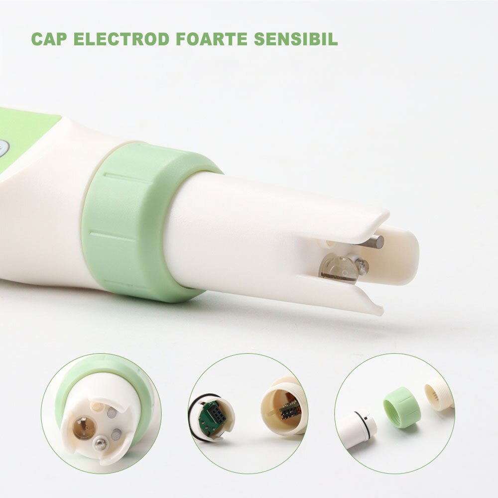 Tester Profesional Calitate Apa 3 in 1, Vaxiuja, TDS/PH/Temperatura ...