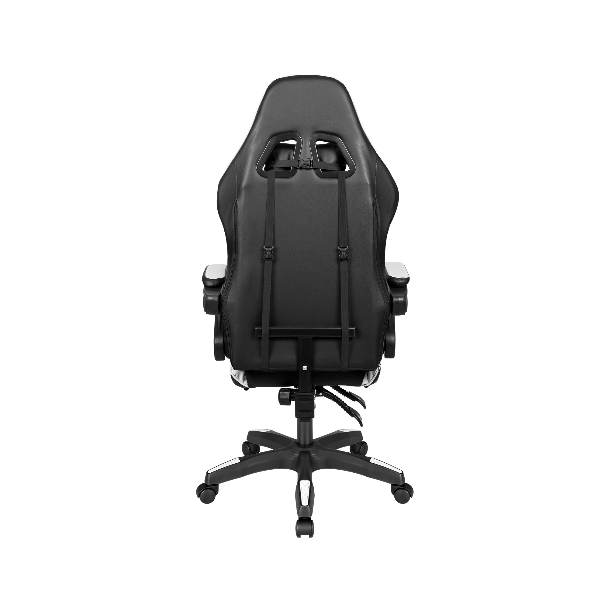 Scaun Gaming Warrior GX-150 Kruger&Matz Negru Alb - eMAG.ro