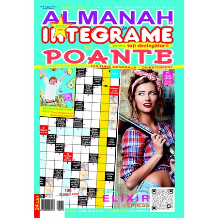 Almanah de integrame cu Poante nr. 35, 100 pagini - eMAG.ro