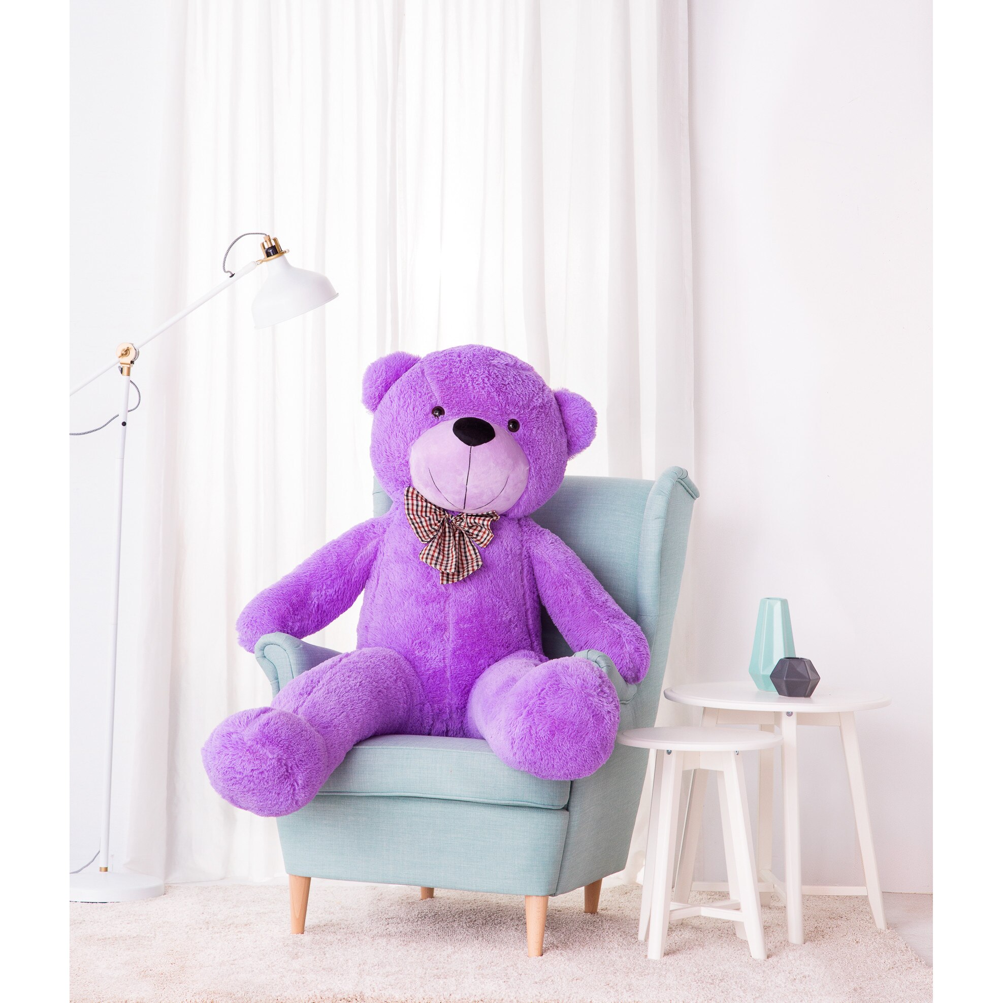Mis Gustaw Teddy Classico Plüss mackó, lila, 160 cm - eMAG.hu
