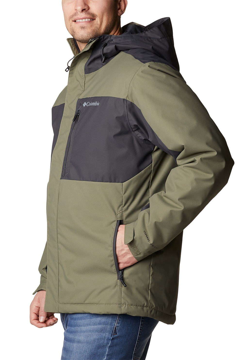 Columbia, Geaca cu gluga pentru trekking si drumetii Tipton Peak™ II ...