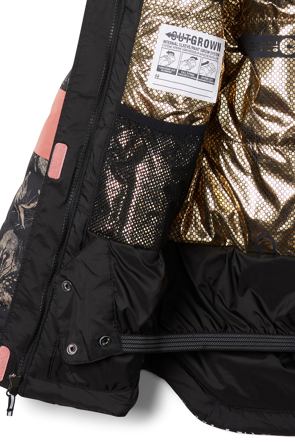 Columbia, Geaca impermeabila cu vatelina si gluga pentru ski Mighty ...