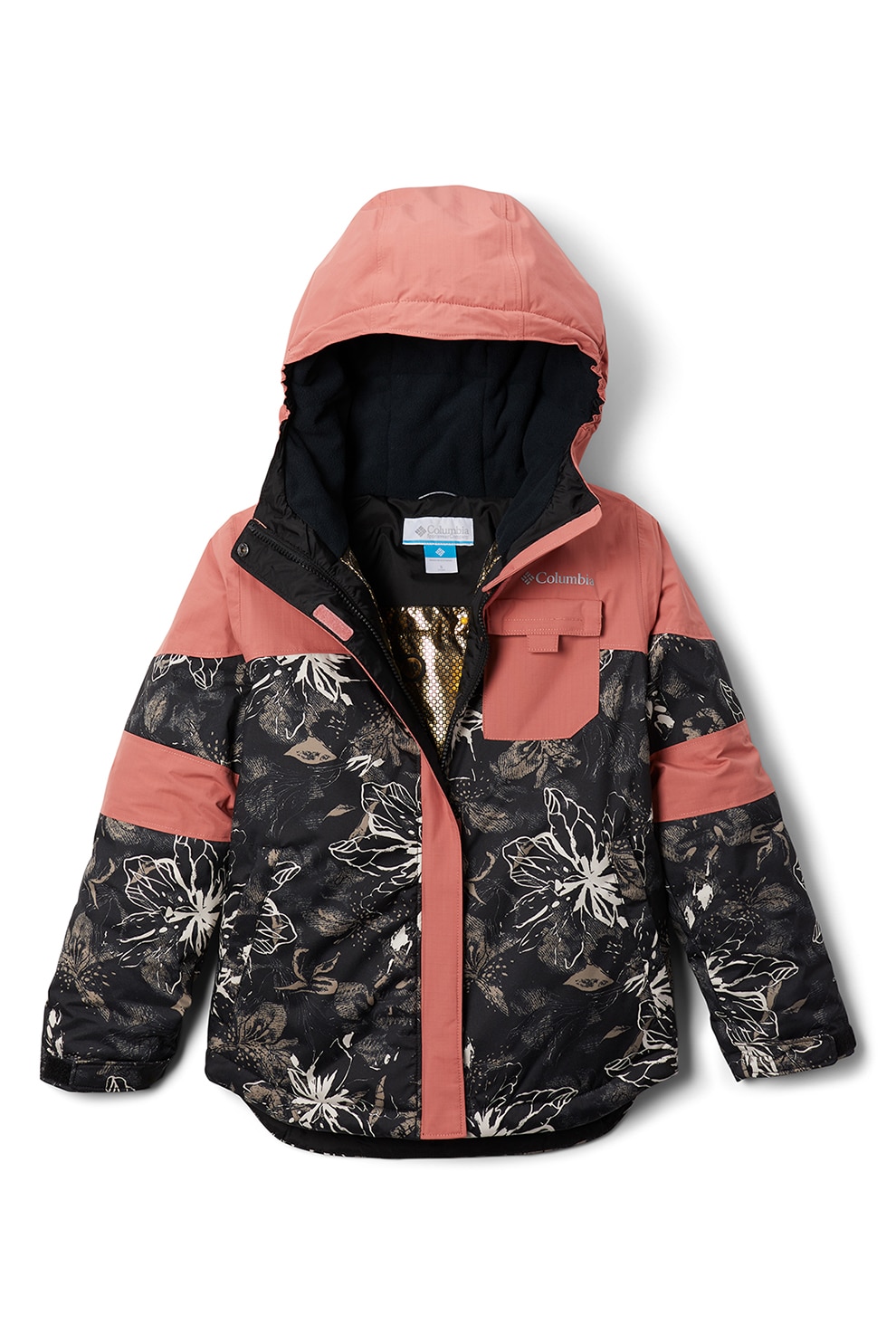 Columbia, Geaca impermeabila cu vatelina si gluga pentru ski Mighty ...