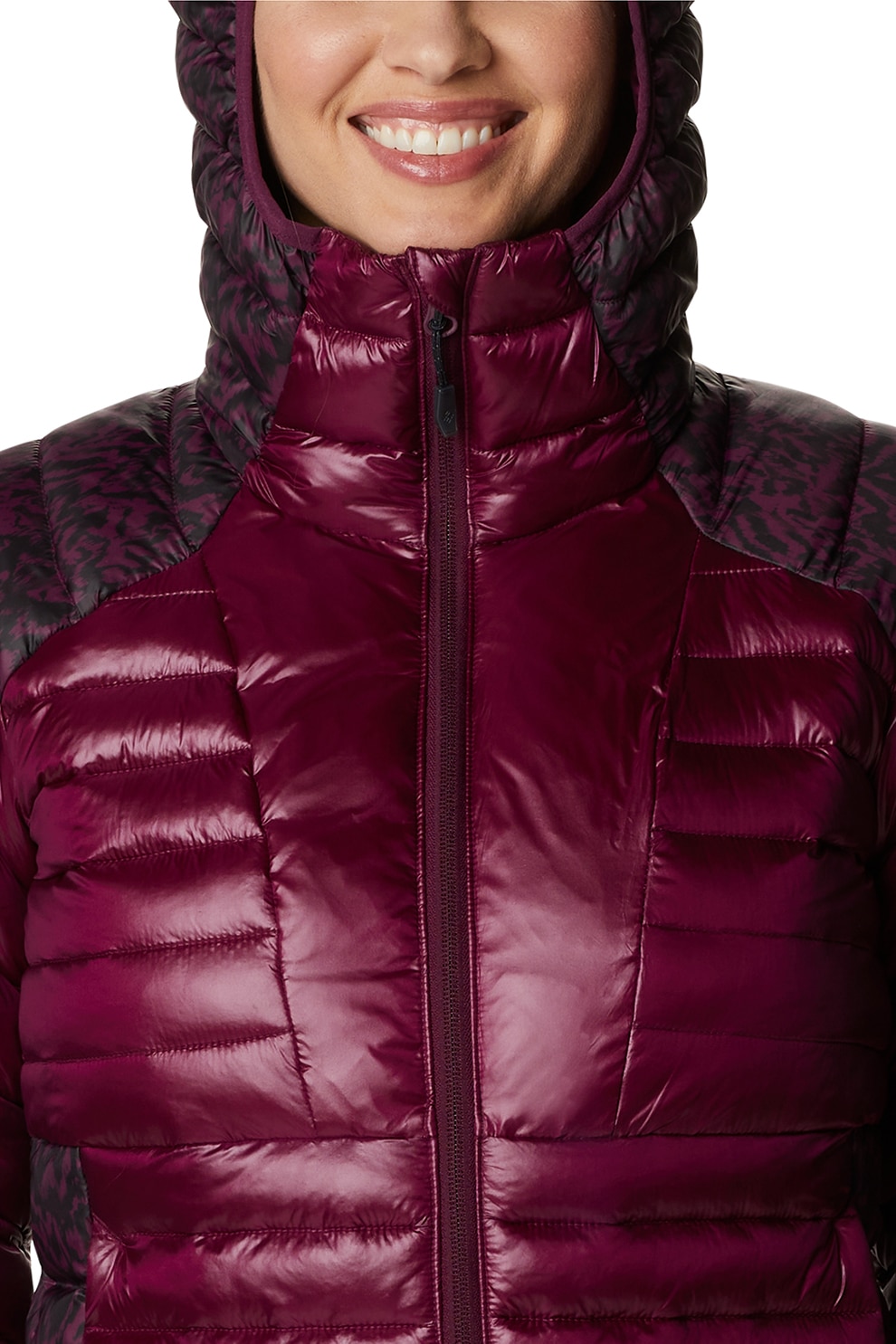 Columbia, Geaca cu finisaj rezistent la apa, gluga si vatelina pentru ...