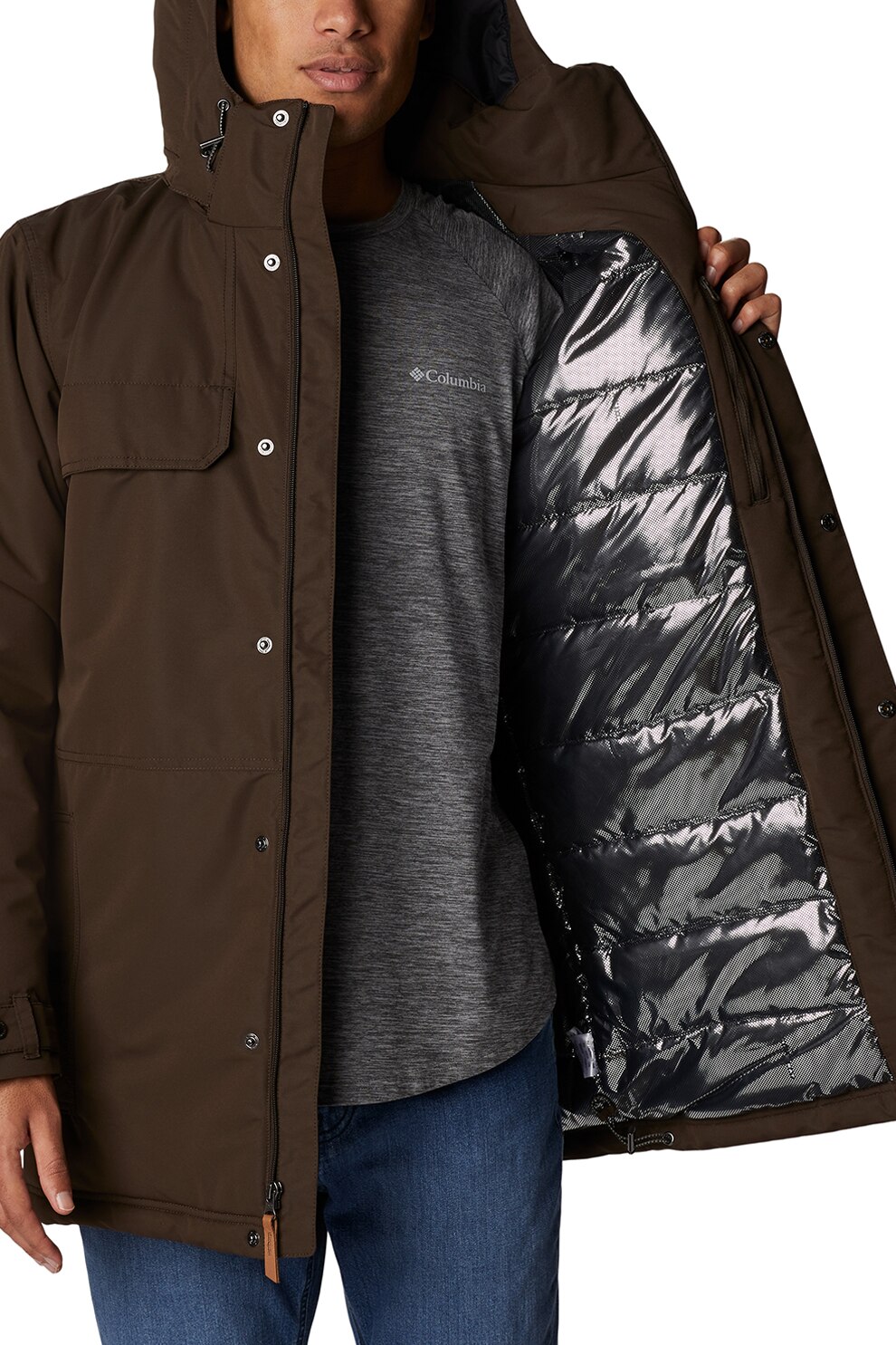 Columbia, Geaca parka cu logo Rugged Path - eMAG.ro