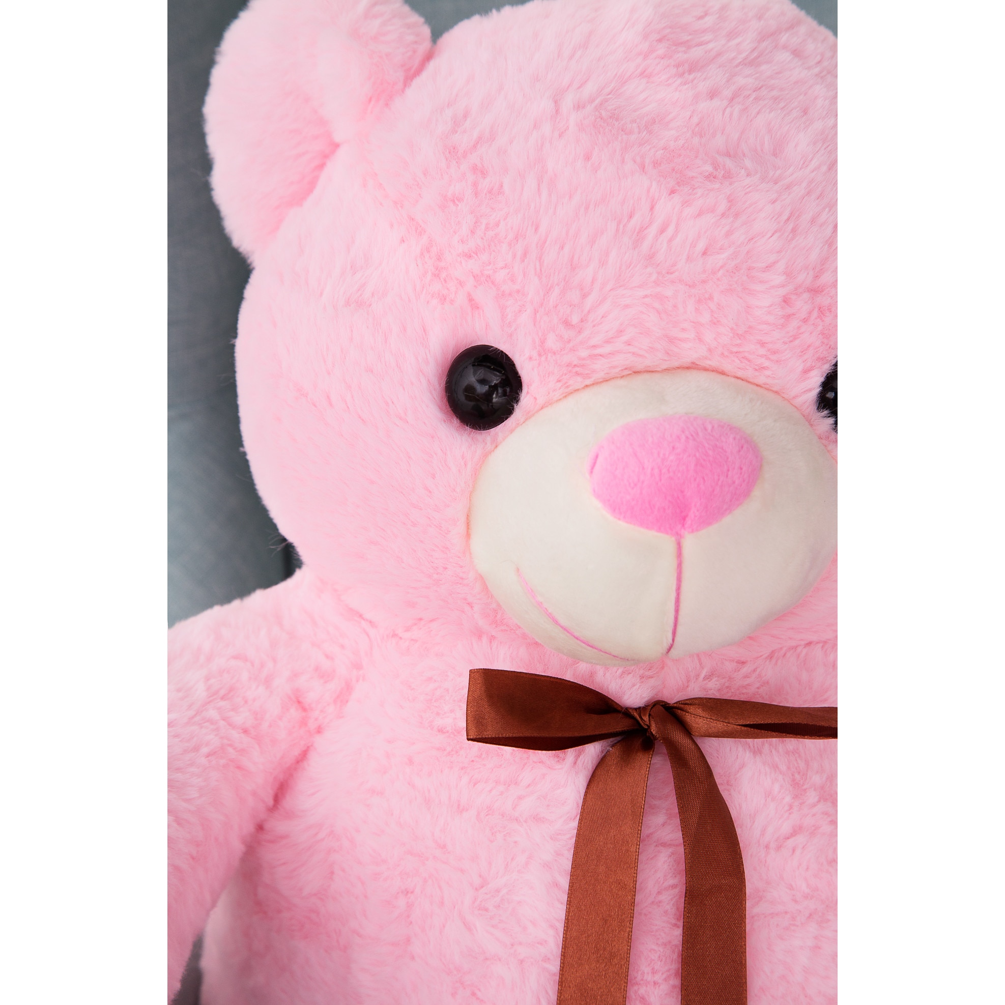 Ursulet de plus, Mis Gustaw, Teddy Valor, Roz, 90cm - eMAG.ro