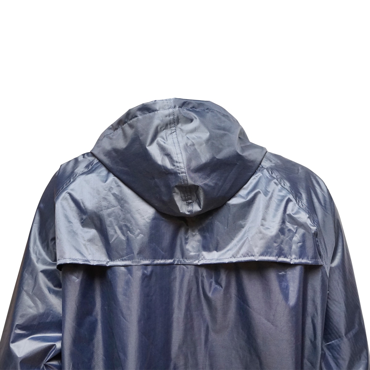 Costum impermeabil cu gluga si pantaloni din poliester si PVC, navy blue, XL Breckner Germany ...