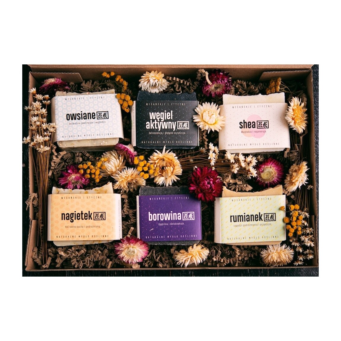 Set 6 sapunuri naturale, ŻE ĄĘ, 100% natural, 125 g - eMAG.ro