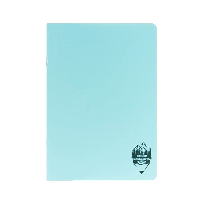 Caiet A4, 48 file, dictando, coperta PP, Atinge Excelenta, Daco - eMAG.ro