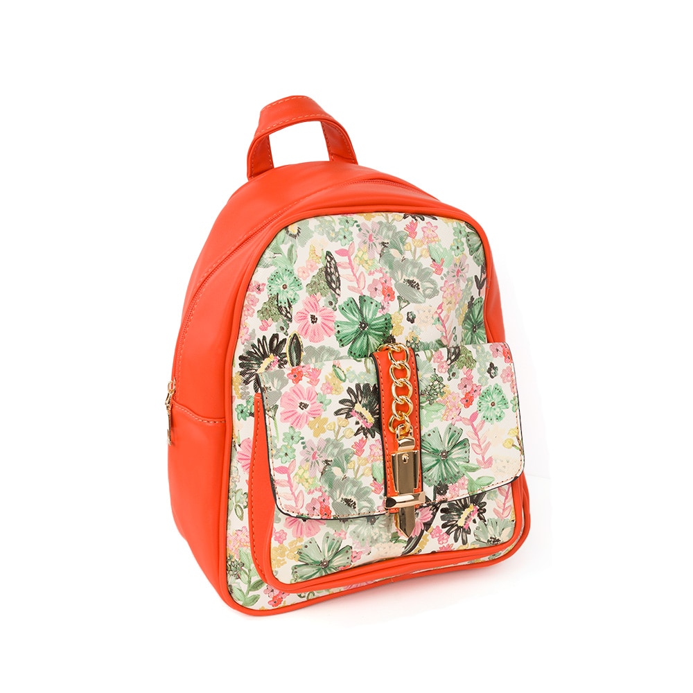 Rucsac De Dama Flower, Portocaliu - eMAG.ro