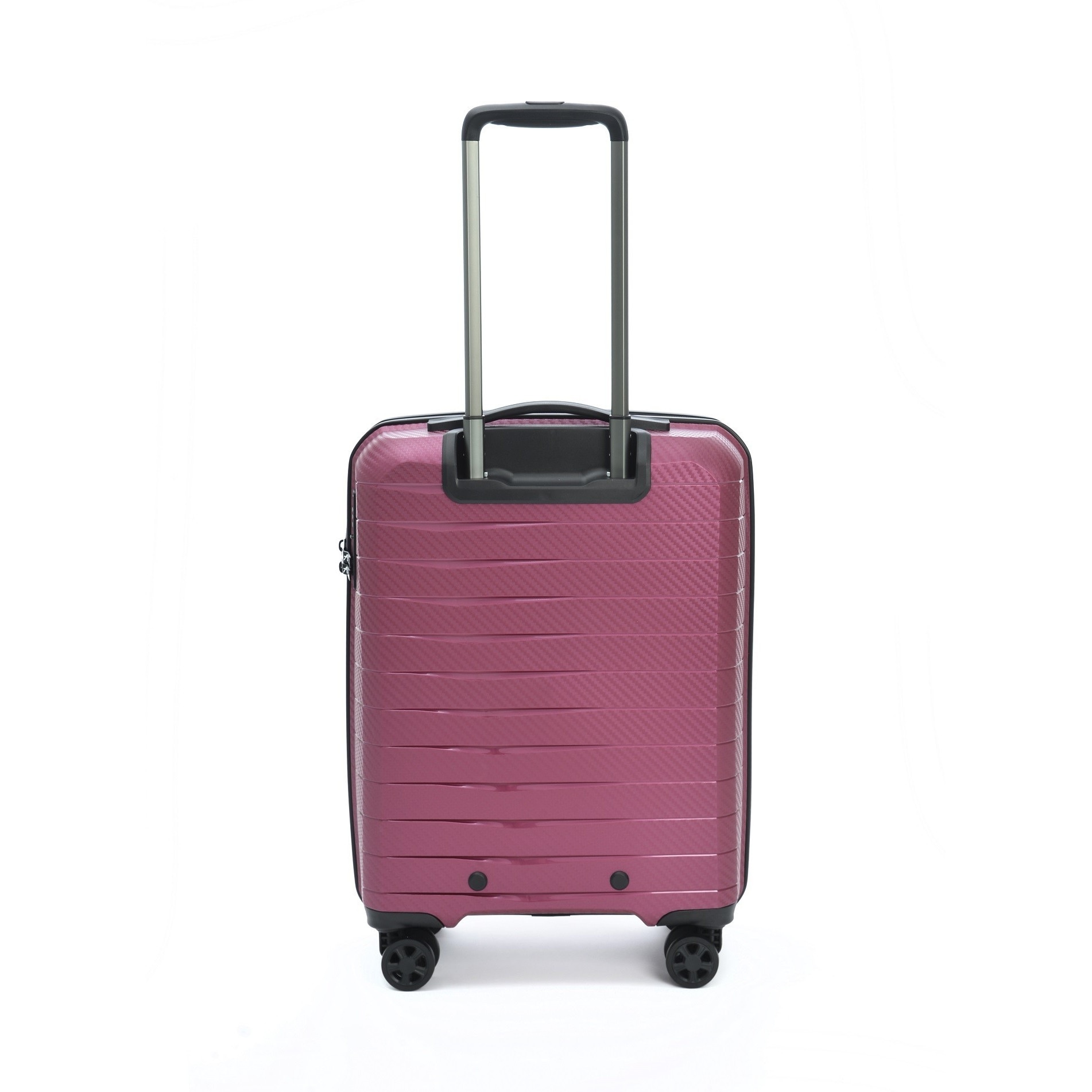 Troler AIRBOX Bagaj de mana 55cm 4 roti Fuchsia - eMAG.ro