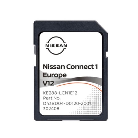 Card navigatie Nissan LCN1 Europa V12 2023 Qashqai Juke Cube Note Micra ...