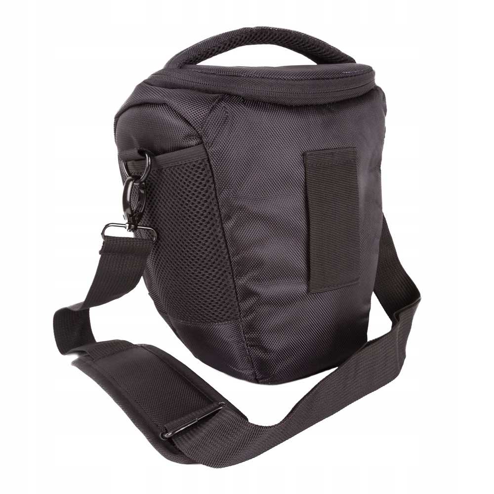 Geanta, tip colt, pentru aparat foto compact, negru - eMAG.ro