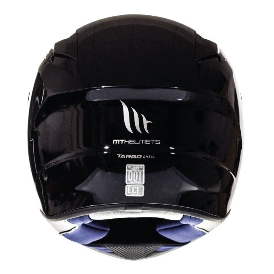 MT Helmets Targo motoros sisak, fényes fekete, XL 61-62 cm - eMAG.hu
