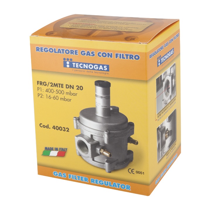 Regulator gaz cu filtru 3/4'' Tecnogas - eMAG.ro