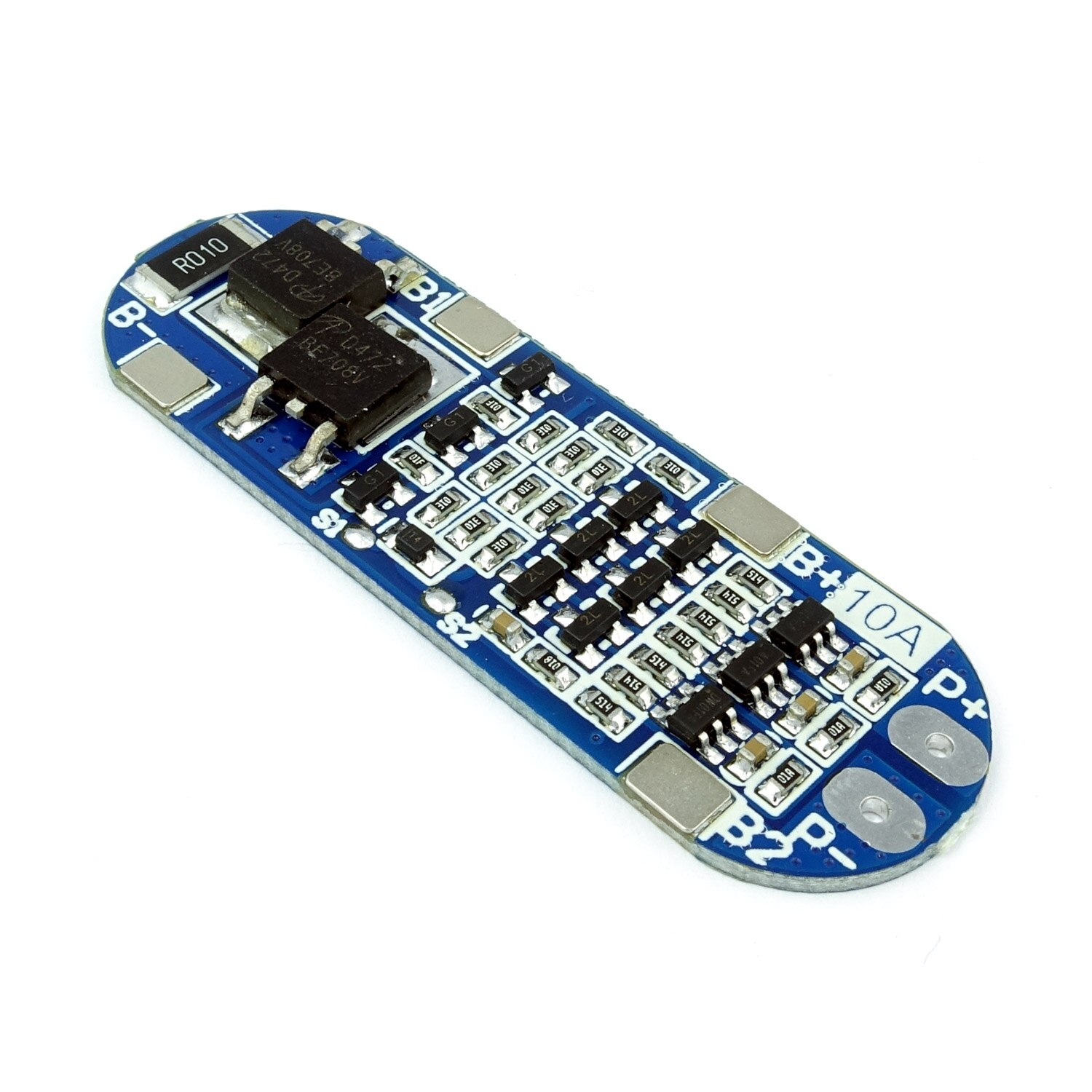 Modul de incarcare BMS, 3S, 10A, 11.1V, 18650, 50 x 15 mm, Albastru ...