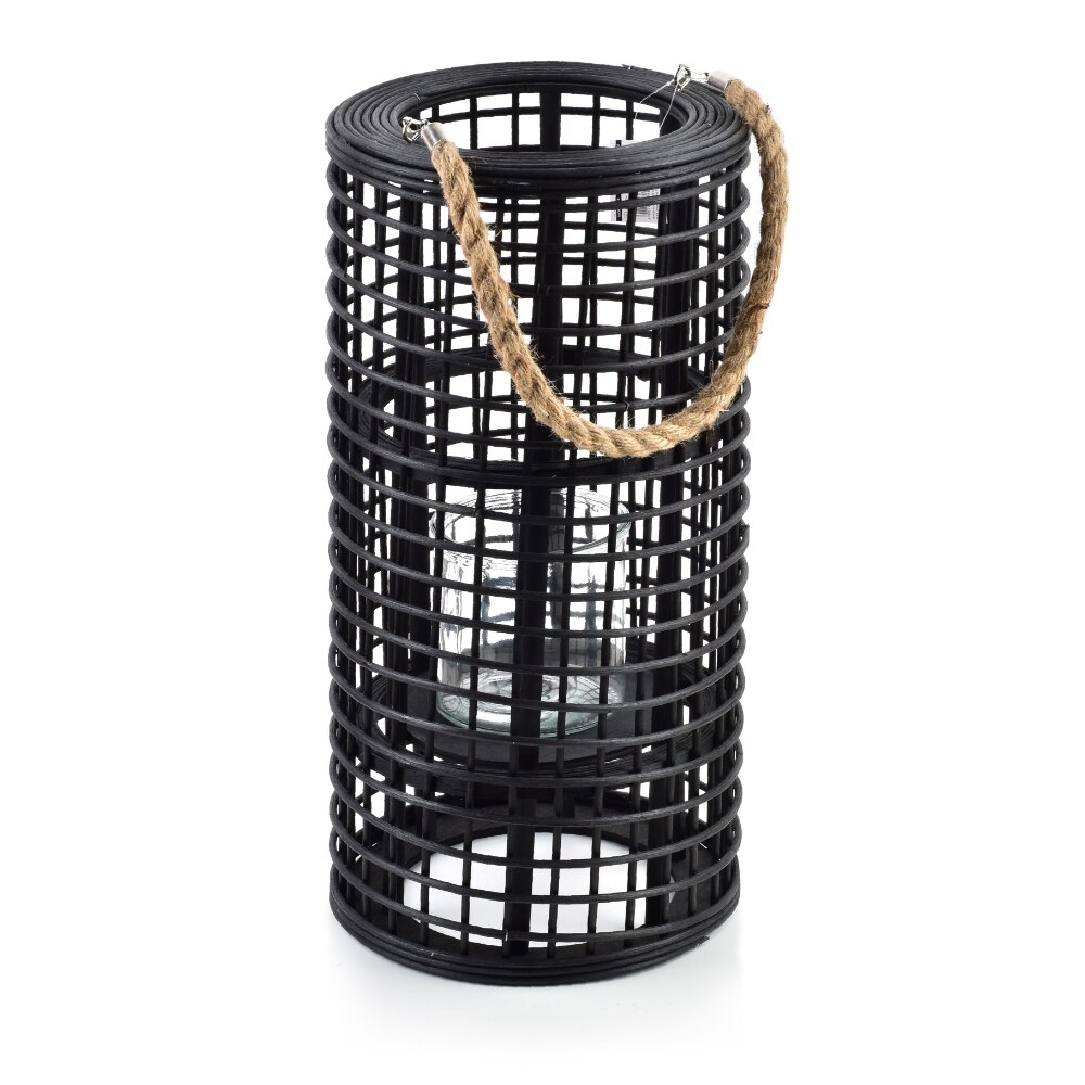 Felinar din rachita, Montex, 50X24.5cm, Negru - eMAG.ro