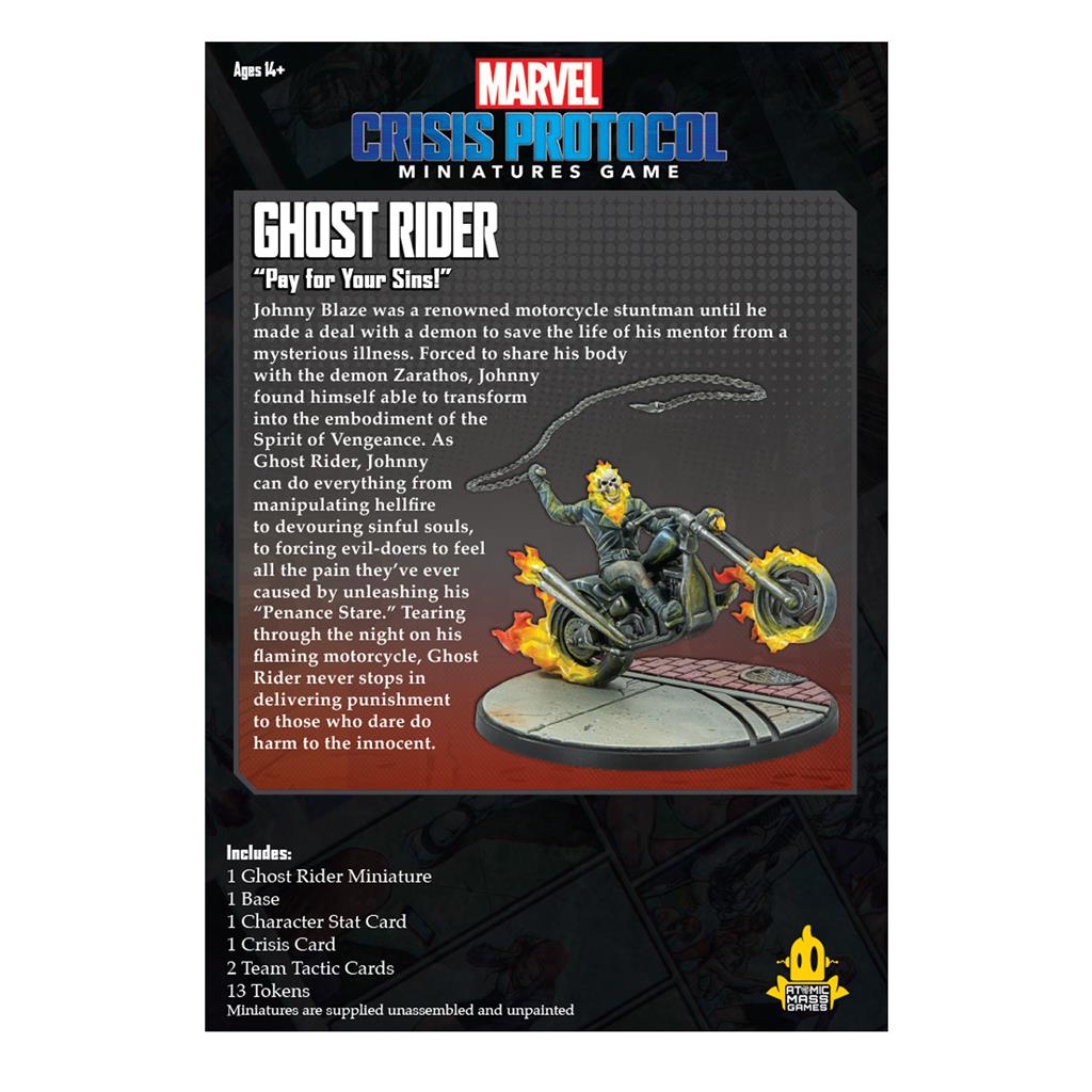 Extensie joc Ghost Rider pentru Marvel Crisis Protocol, Atomic Mass ...